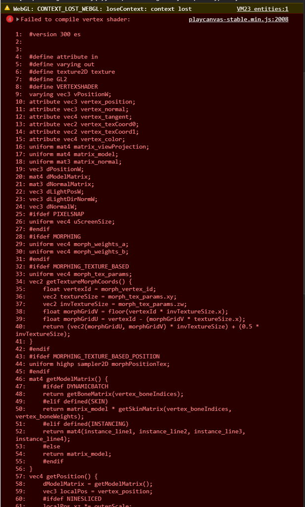 WebGL: CONTEXT_LOST_WEBGL - Help & Support - PlayCanvas Discussion