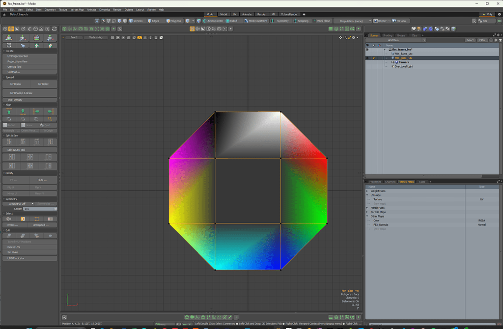 Vertex Colors appear broken in FBX -> JSON import. Seem fine in FBX->GLB import - Help & Support ...