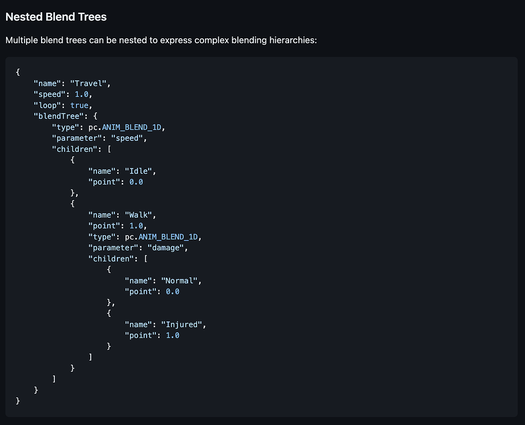 Nested Blend Trees - Help & Support - PlayCanvas Discussion