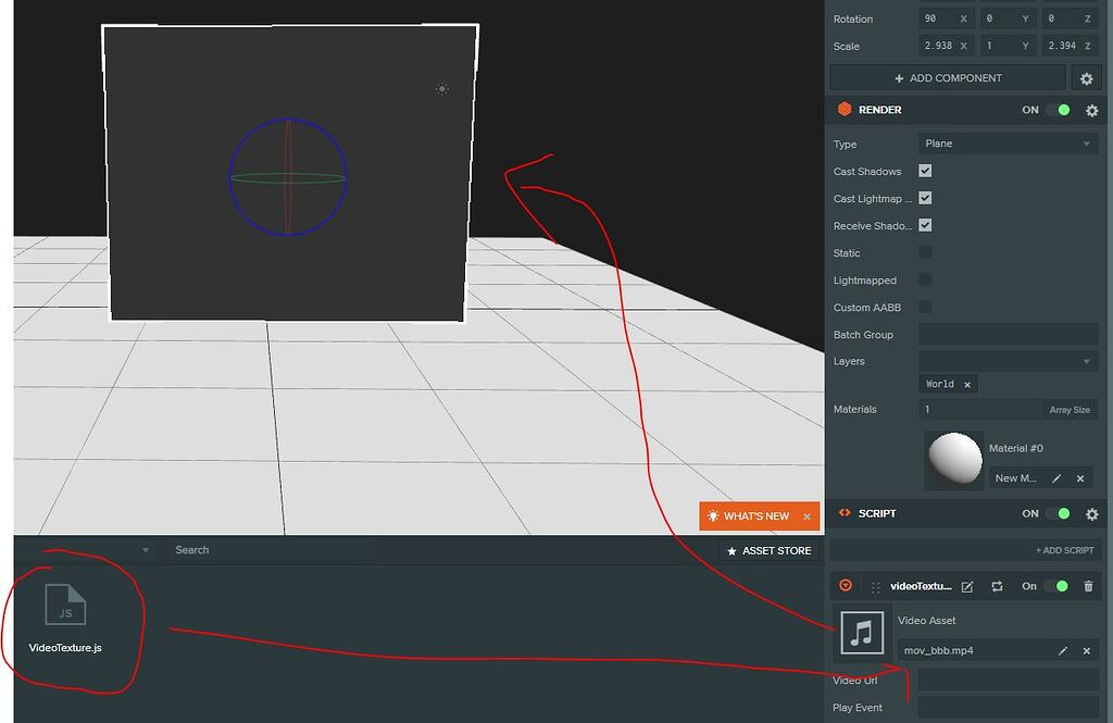 [SOLVED] Is there any simple way to play video? - Help & Support - PlayCanvas Discussion