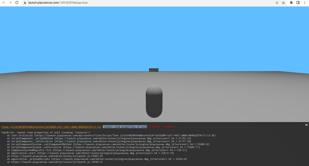 [SOLVED] Cannot read properties of null (reading 'resource') - Help & Support - PlayCanvas ...